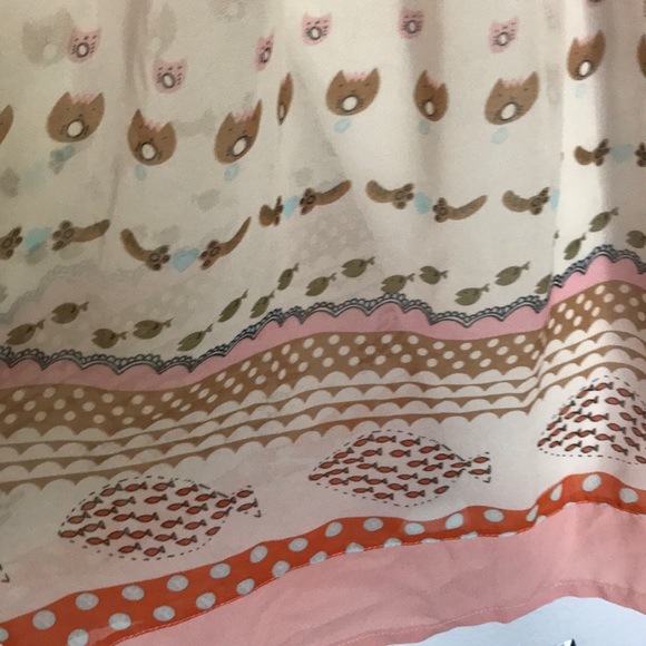 Modcloth | Dresses | Adorable Retro Modcloth Cat And Fish Dress | Poshmark